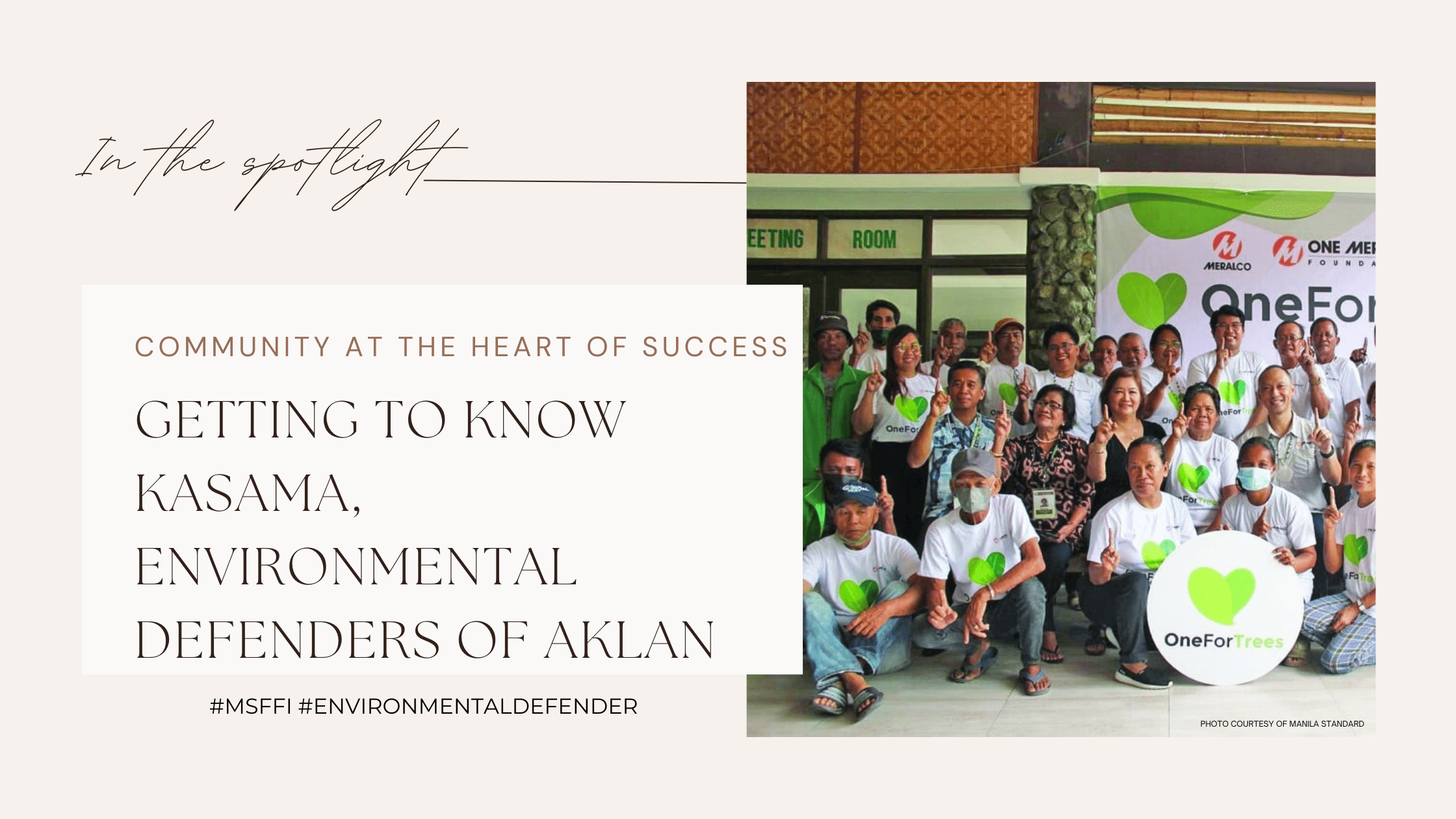 KASAMA, Environmental Defenders of Aklan - My Superhero Friends Foundation